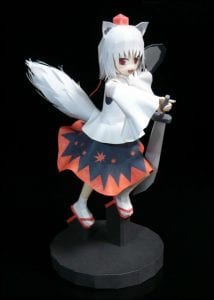 Touhou Project Momiji Inubashiri Paper Model